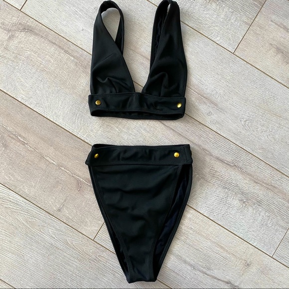 ASOS | Swim | Asos Two Piece High Waist Swim Suit | Poshmark